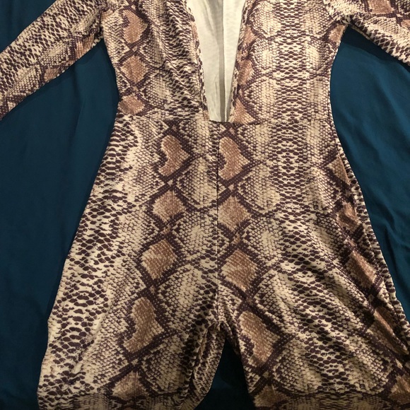 Other | Snake Print Jumpsuit | Poshmark